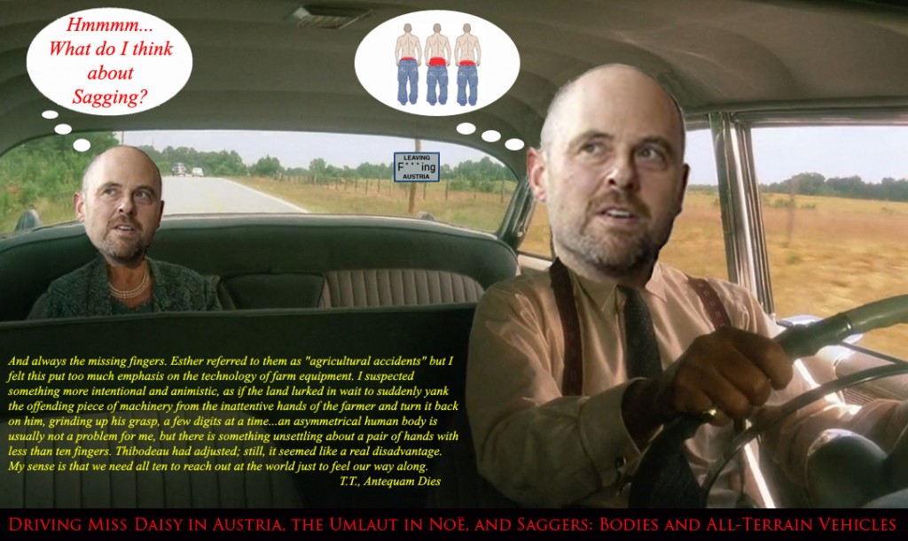 Driving Miss Daisy in Austria, the Umlaut in Noë, and Saggers: Bodies ...